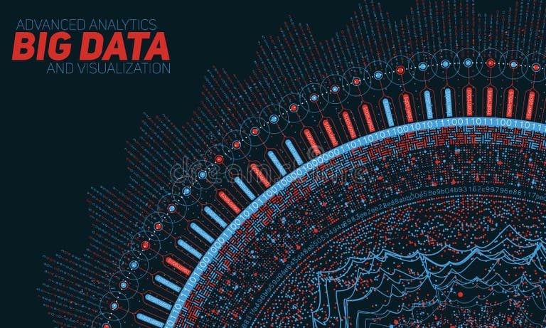 Big Data Circular Visualization. Futuristic Infographic. Information ...