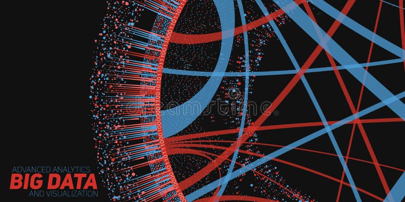 Big Data Circular Visualization. Futuristic Infographic. Information ...