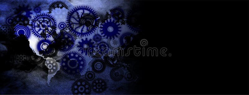Big Data Cogs Circuit Global Background Flowing Number One And Zero Text In Binary Code Format