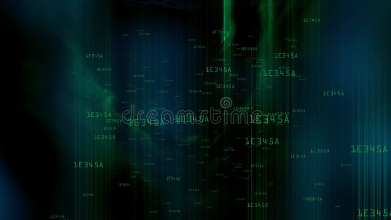 Big Data Computer Moving at Speed through Matrix Stock Footage - Video ...