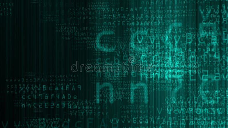 Big Data Computer Moving at Speed through Matrix Concept Stock Video ...