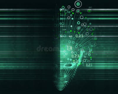 Big Data Concept. Abstract Artificial Intelligence Background. Machine ...