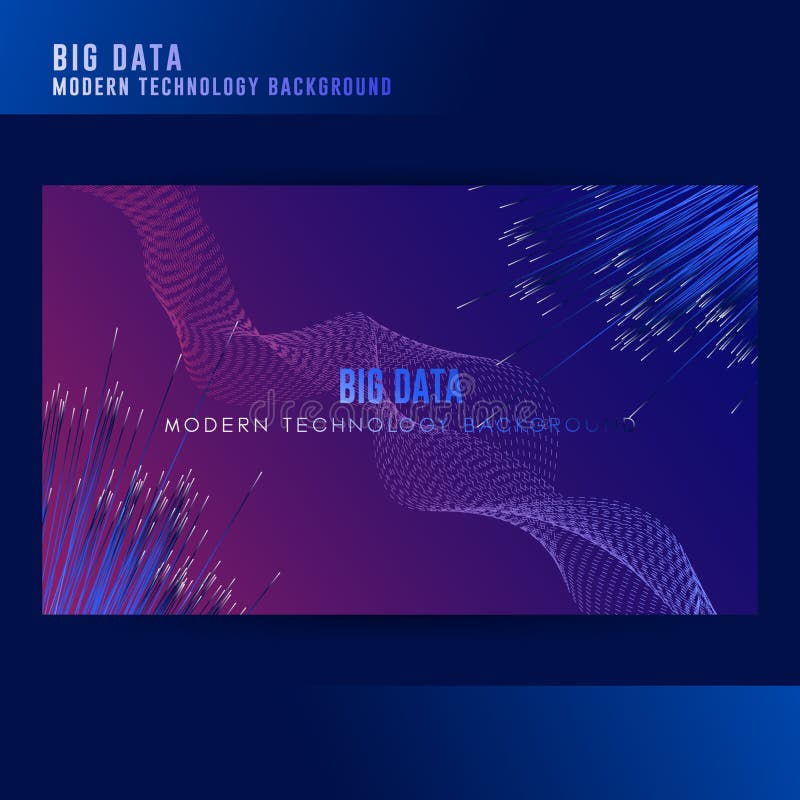 Big Data Concept Background. Digital Technology Abstract Background ...