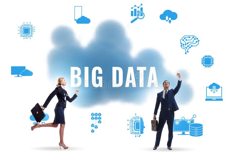 Big Data Concept with Business People Stock Image - Image of ...