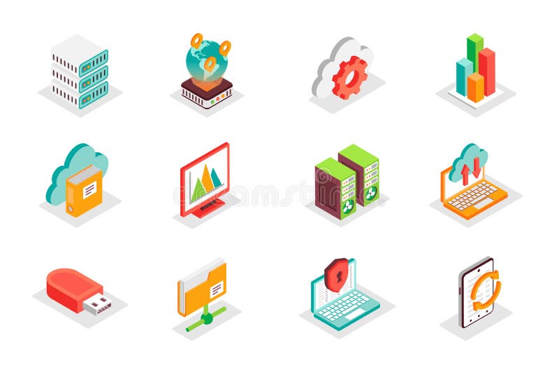 Big Data Isometric Icon Set Stock Illustrations – 977 Big Data Isometric Icon Set Stock ...