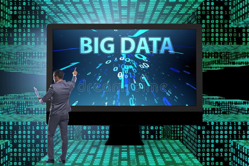 The Big Data Concept with Data Mining Analyst Stock Image - Image of ...