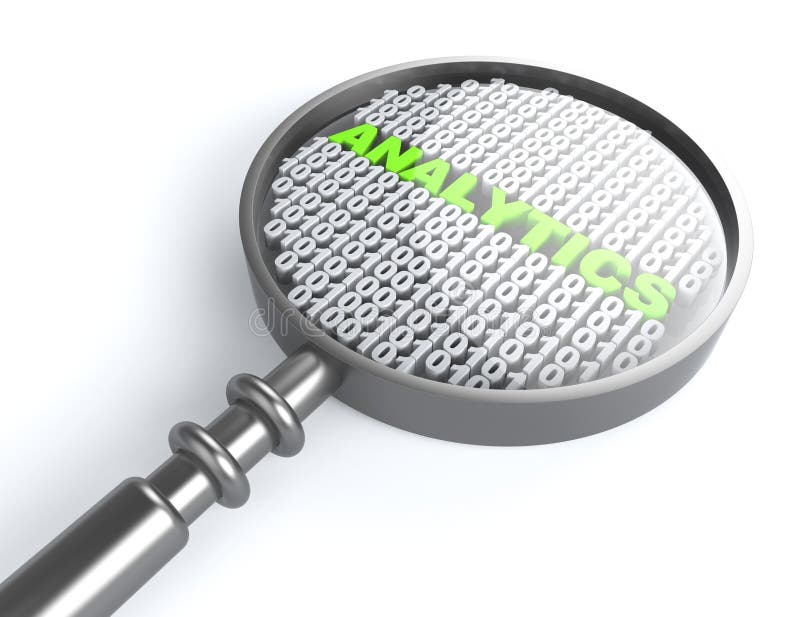 Big Data Concept Magnifying Glass Stock Illustrations – 823 Big Data ...