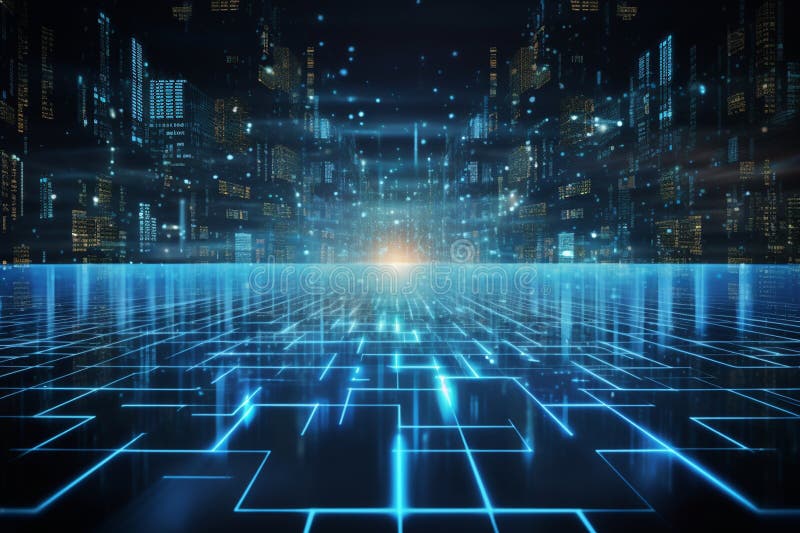 Big Data Concept Technology Background of Information, Generated AI ...