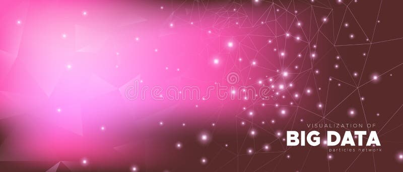 Big Data Concept. Technology Poster Stock Vector - Illustration of flow ...