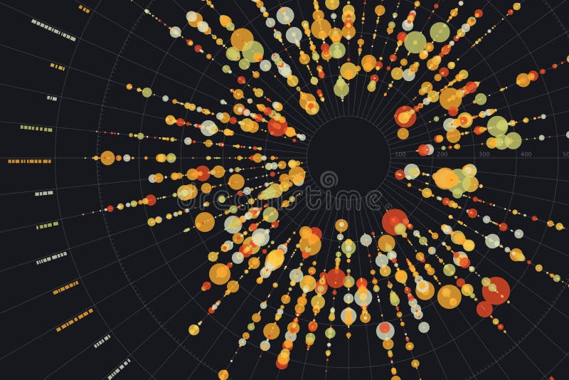 Big Data Concept Visualization. Abstract Global Data Diagram. Complex ...