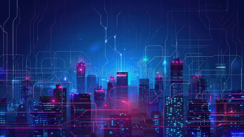 Big Data Connection in a Very Smart and Advanced City. Generate AI ...