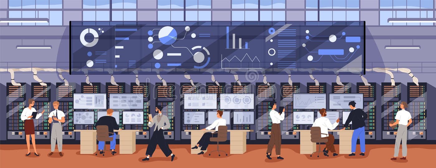 Control System Engineers Stock Illustrations – 150 Control System ...