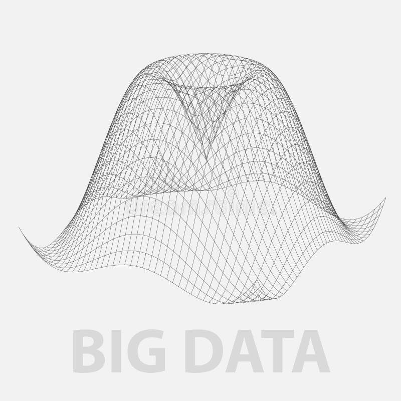 Big data 3D graph stock vector. Illustration of computer - 196071907