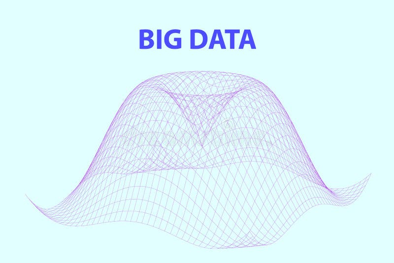 Big data 3D graph stock vector. Illustration of infographic - 196212542