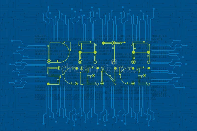 Big Data, Data Science and Communication Concept. Stock Vector ...