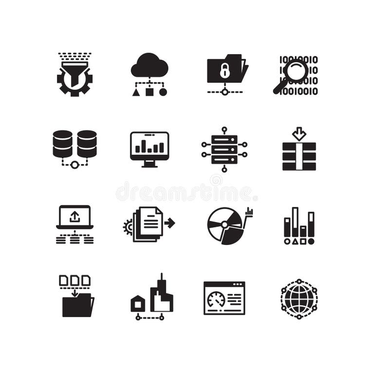 Cloud Computing Data Analytics Technology Stock Illustrations – 35,975 Cloud Computing Data ...