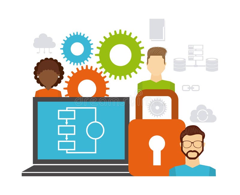 Big data design stock vector. Illustration of social - 66481778