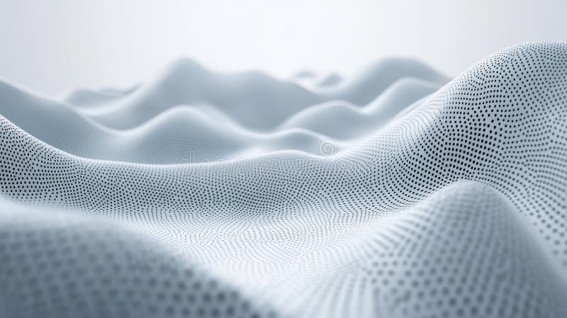 Big Data Digital Concept Depicted Abstractly with Dot and Wave Light ...