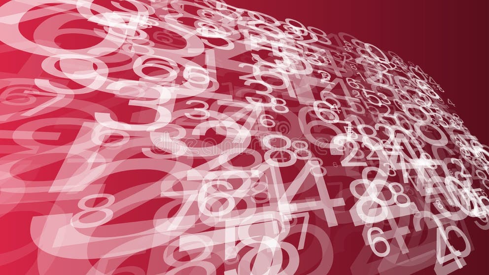 Random Transparent Vector Numbers Stock Illustrations – 70 Random ...