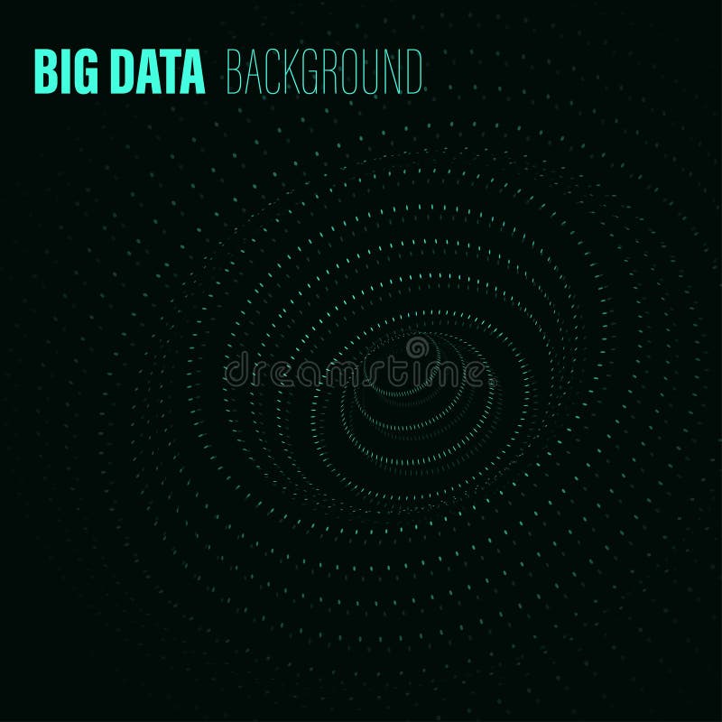 Big data dotted background stock vector. Illustration of background ...