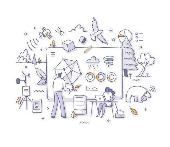 Data Science Doodle Stock Illustrations – 1,832 Data Science Doodle ...