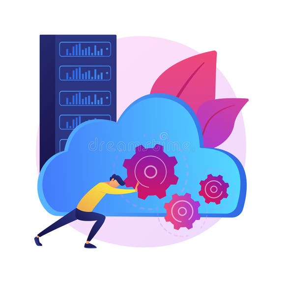 Big Data Engineering Abstract Concept Vector Illustration. Stock Vector ...