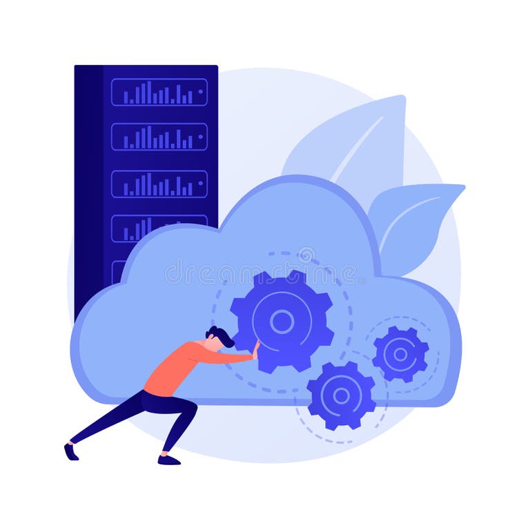 Big Data Engineering Abstract Concept Vector Illustration. Stock Vector ...