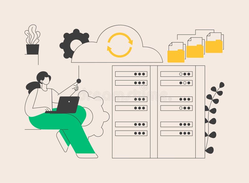 Big Data Engineering Abstract Concept Vector Illustration. Stock ...