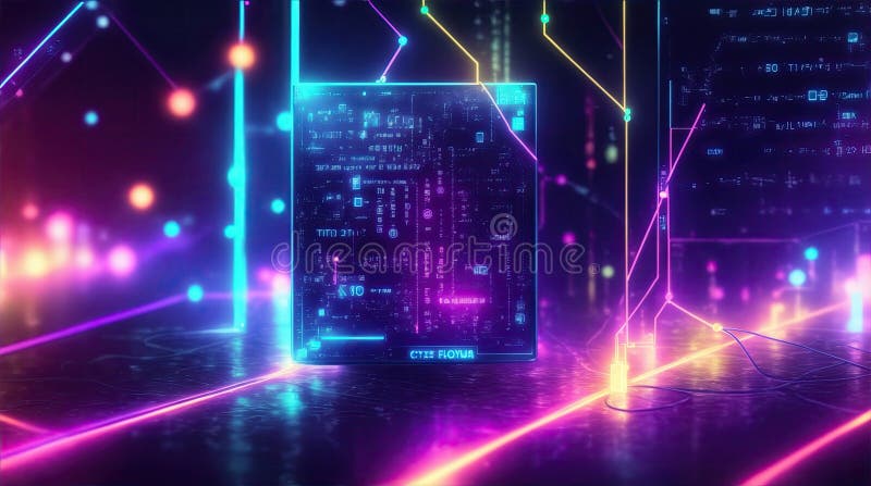 Big Data Flow in Cyber Blockchain Fields with Technology Concepts Stock ...