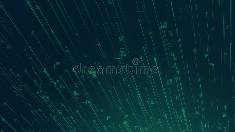 Big Data Flow Data Analysis Cloud Computing with Binary Code Stock Footage - Video of chain ...