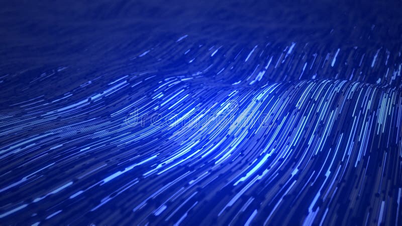 Big Data Flow or Digital Cyber Wave Technology Concept Stock ...