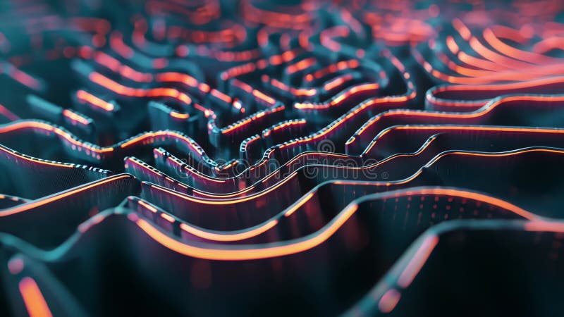 Big Data Flowing through Complex Network As Binary Code Stream Stock Footage - Video of ...