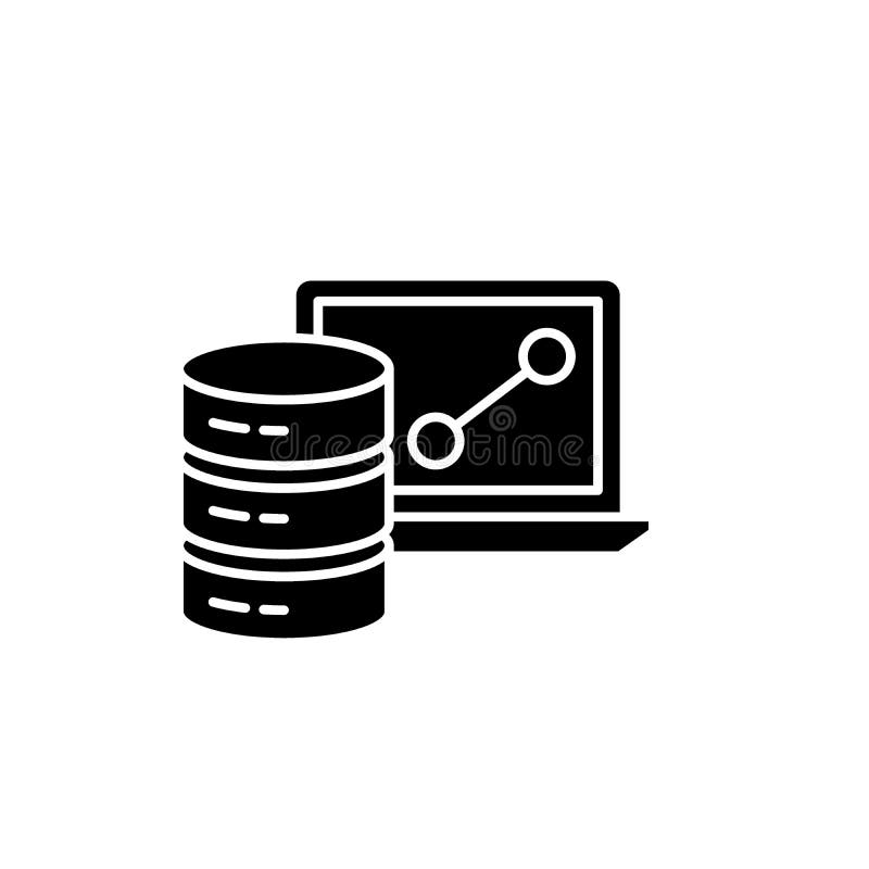 Big Data Framework Line Icon Concept Big Data Framework Flat Vector