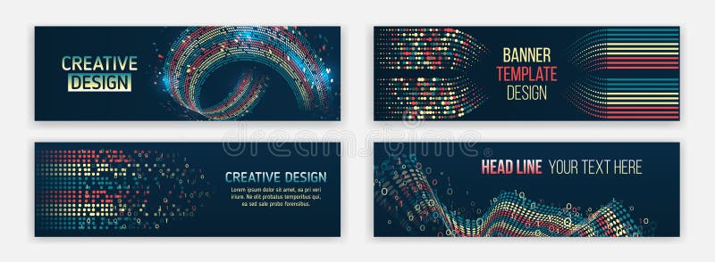 Visualization Sorting Data Abstract Flow Of Information As Circles And Binary Code Vector