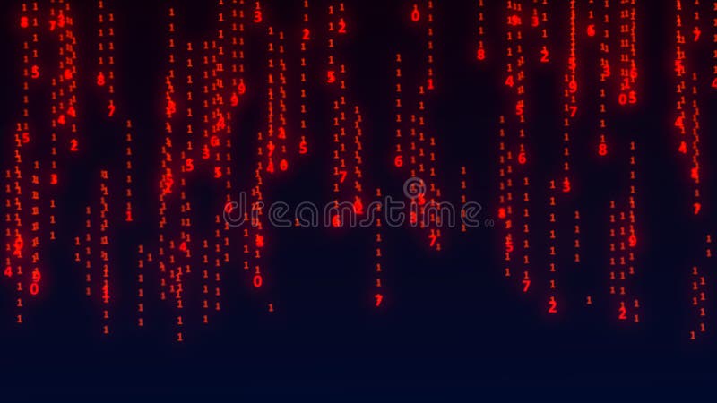 Big Data. Hacker Concept. Abstract Matrix. Computer Generated Many ...