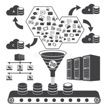 Big Data Hub Stock Illustrations – 1,127 Big Data Hub Stock ...