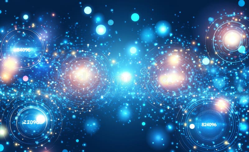 Big Data Idea Blockchain Technology 3d Visualization Neural Networks And Stock Market Stock