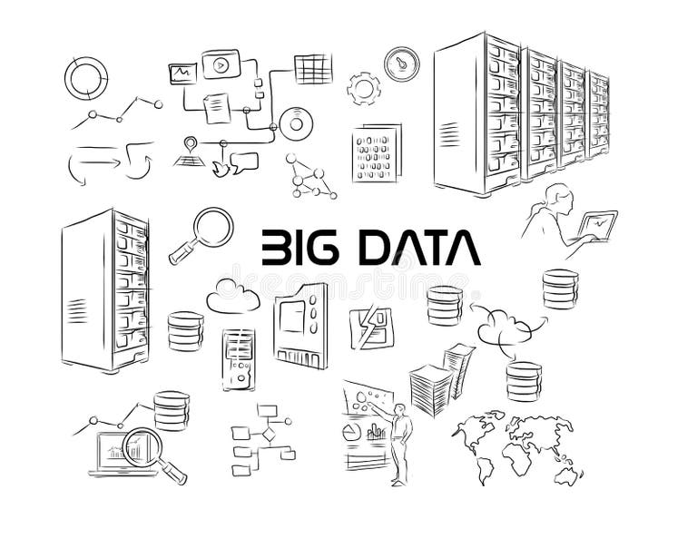 Sketch Big Data Stock Illustrations – 1,118 Sketch Big Data Stock ...