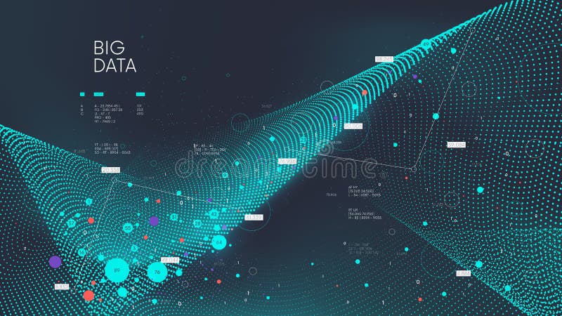 Futuristic Database Processing and Storage Method, Digital Visualization of Big Data Flow ...