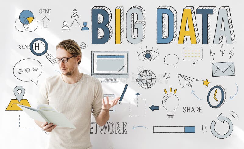 Big Data Information Storage Network System Concept Stock Photo - Image ...