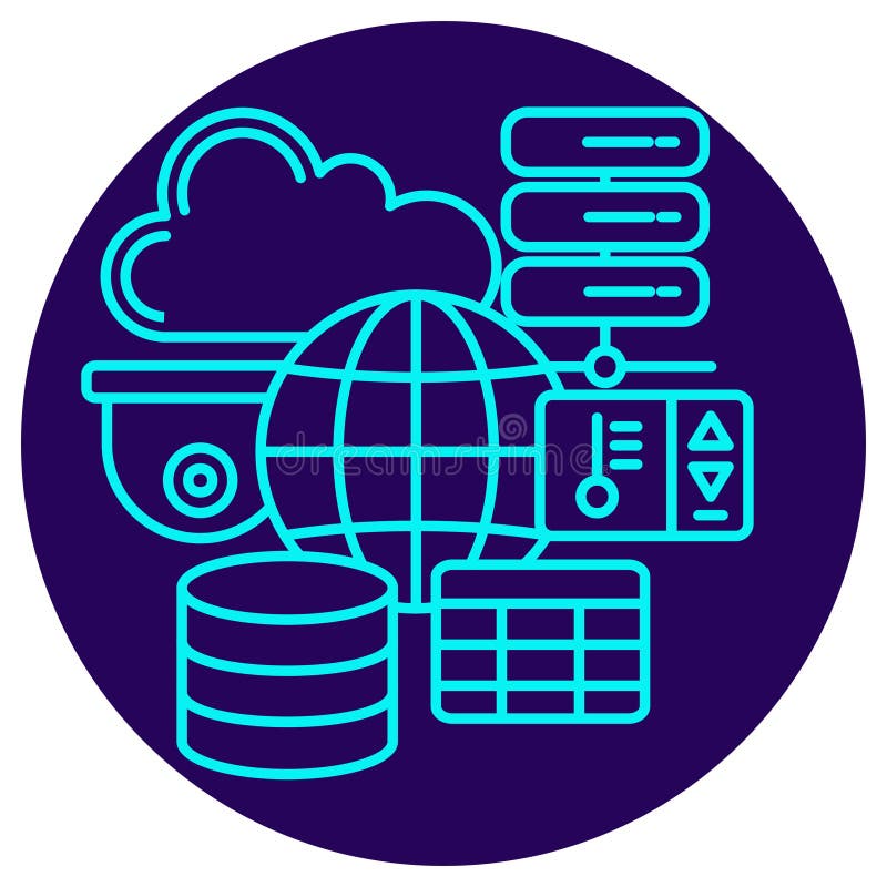 Big Data Infrastructure Icon Stock Illustrations – 5,271 Big Data ...