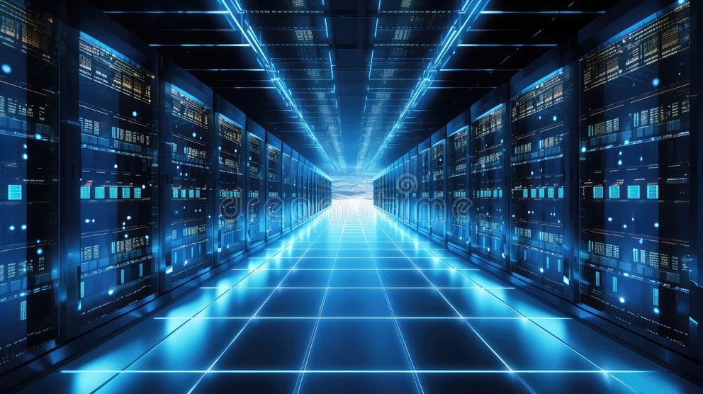 Big data intelligence stock illustration. Illustration of ...