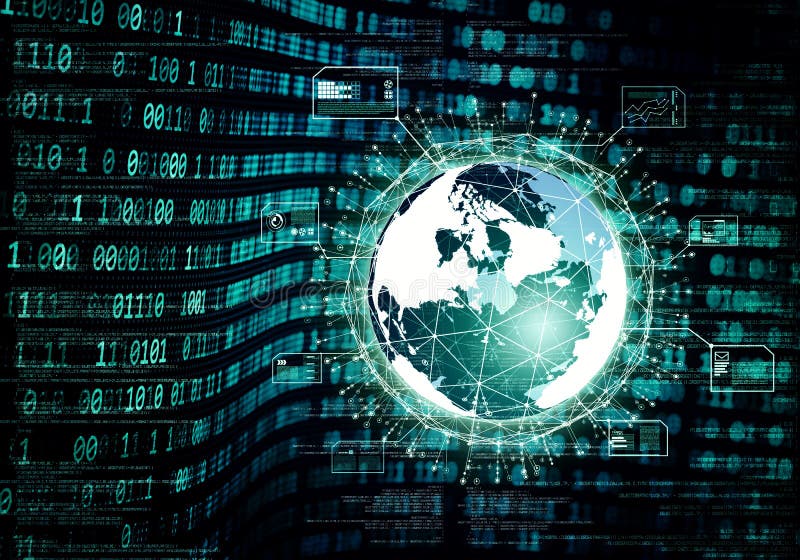 Big data internet concept stock illustration. Illustration of future ... Big data internet concept stock illustration. Illustration of future ...