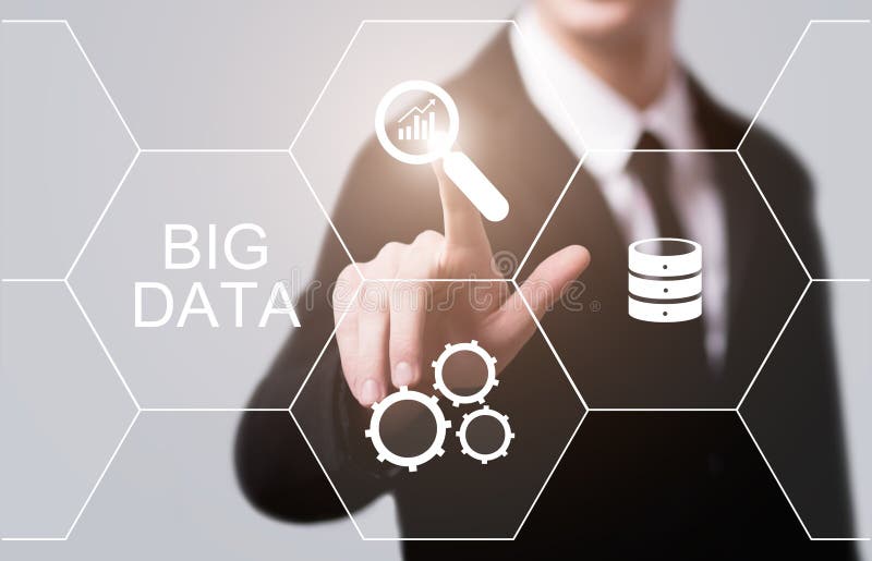 Big Data Internet Information Technology Business Information Concept ...