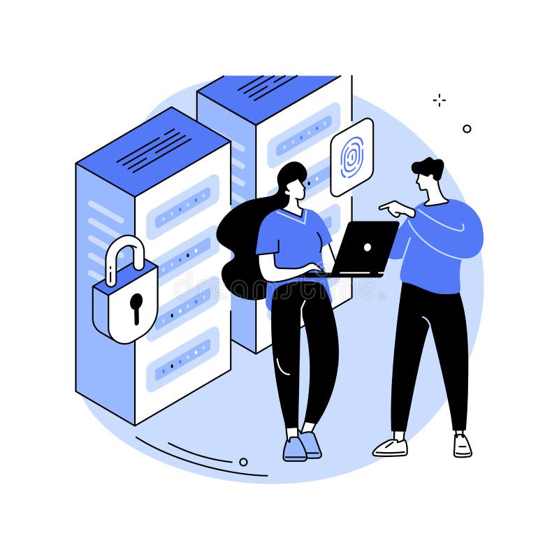 Big Data Isolated Cartoon Vector Illustrations. Stock Vector ...