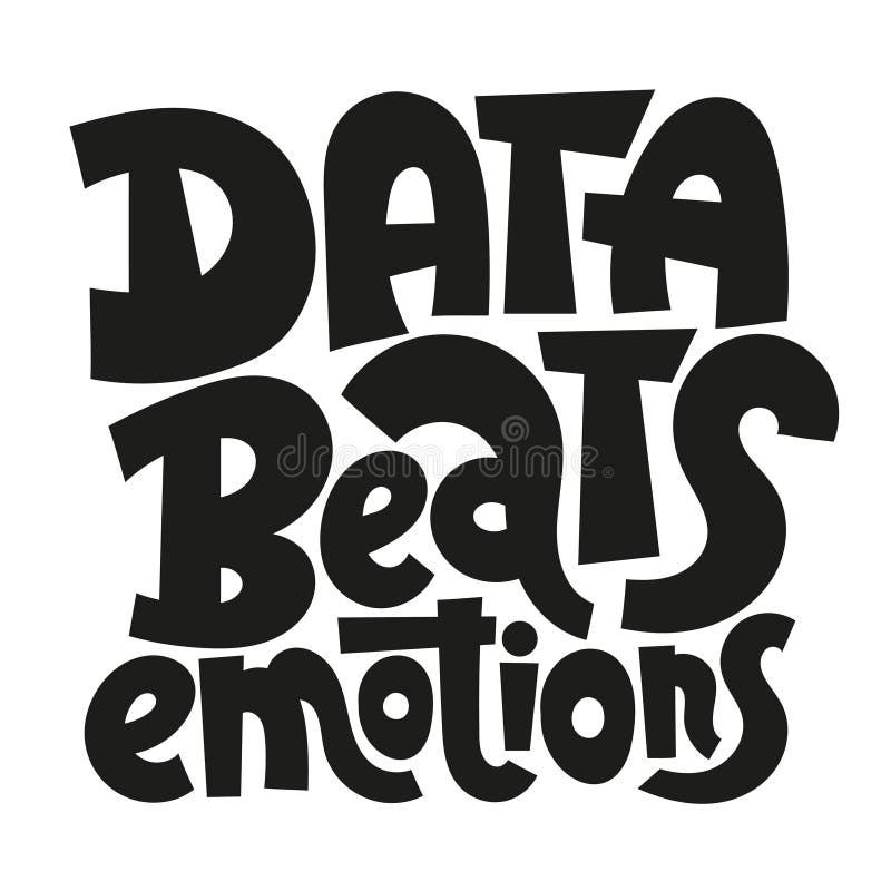 Data Lettering and Binary Code 3D Render Illustration Stock ...