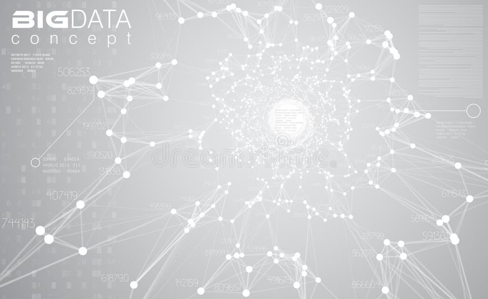 Digital Data White Grey Background Stock Illustrations – 10,608 Digital ...