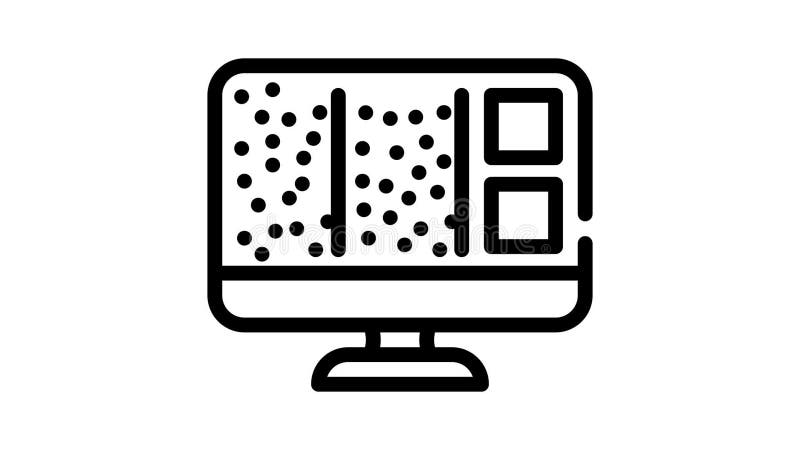 Big Data Line Icon Animation Stock Video - Video of funnel, algorithm ...