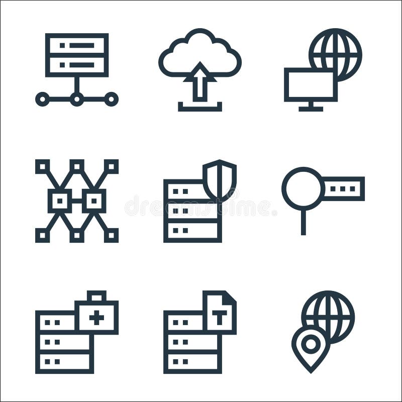 Data Complexity Vector Icon. Data Complexity Editable Stroke Stock ...