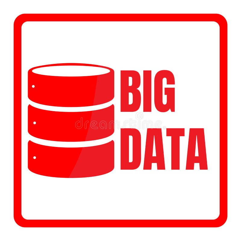 Big Data Machine Algorithms Minimalistic Design. Science Vector ...